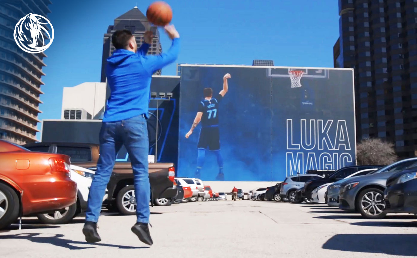 Dallas Mavericks Bring the Largest Mural in Downtown Dallas to Life ...