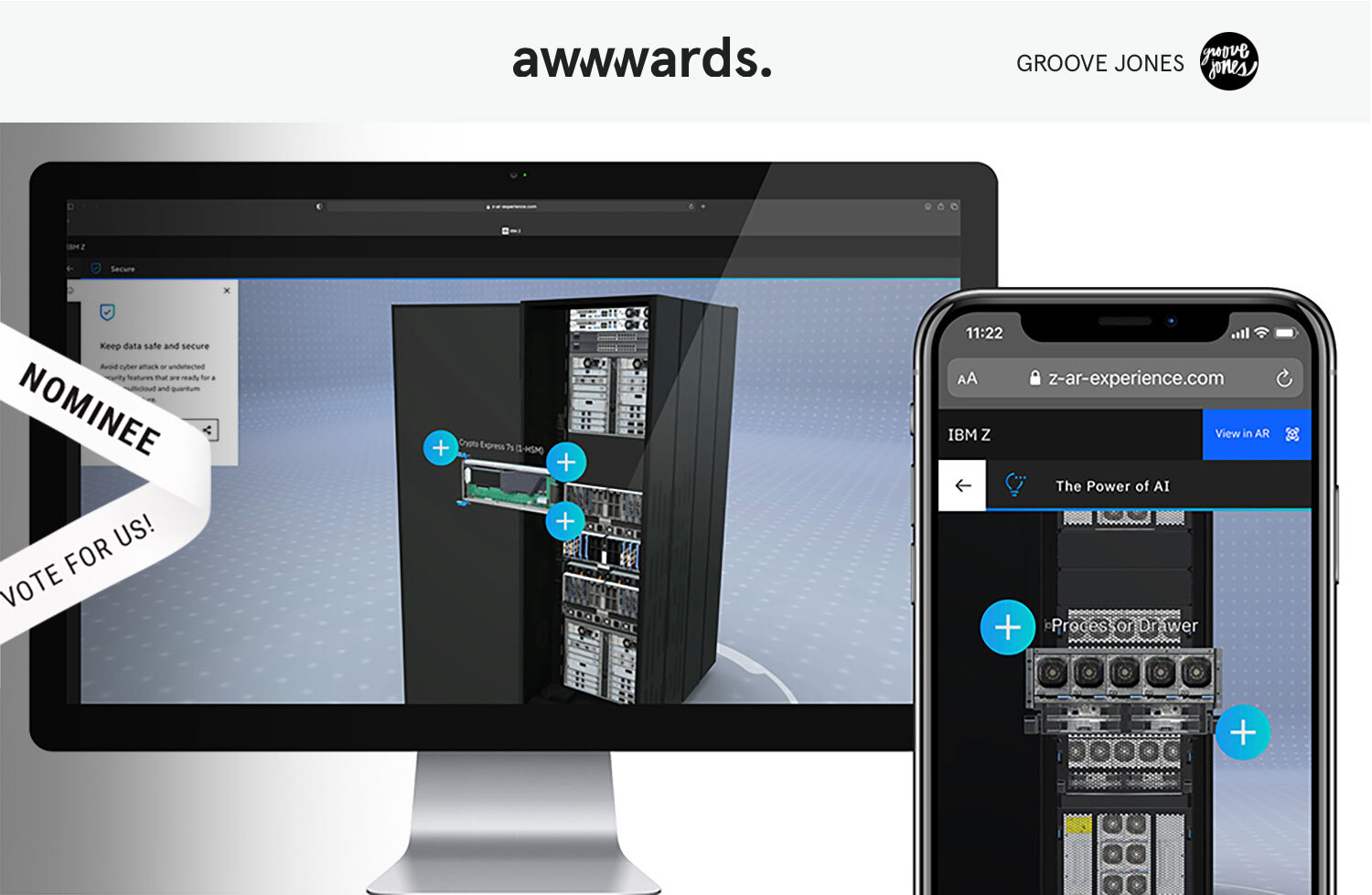 Groove Jones – Awwwards.com Site of the Day Nominee IBM | Groove Jones