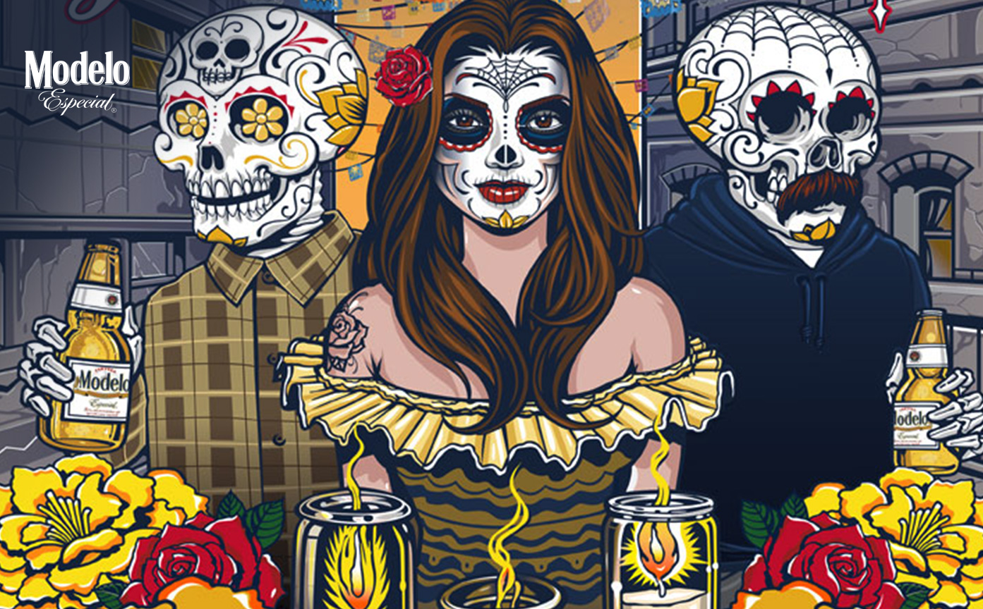 Modelo Mister Cartoon Dia De Los Muertos (Day of the Dead) Web AR ...