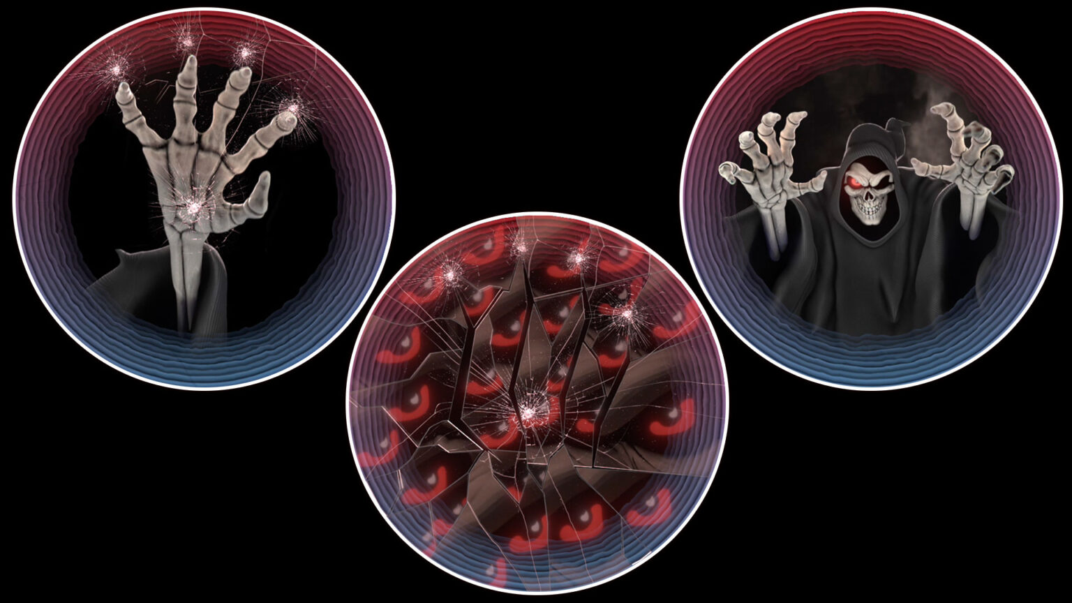 Spirit Halloween In-Store “Carnevil” Fun House Hologram Mirrors ...