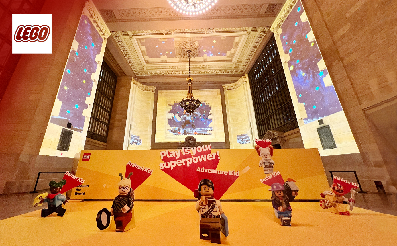 LEGO “Play Is Your Superpower” New York City and Los Angeles Projection ...
