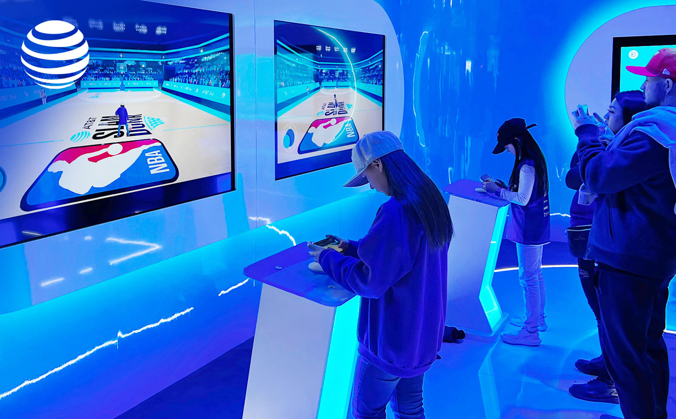 AT&T Playmaker Arcade at the NBA All-Star Game | Groove Jones